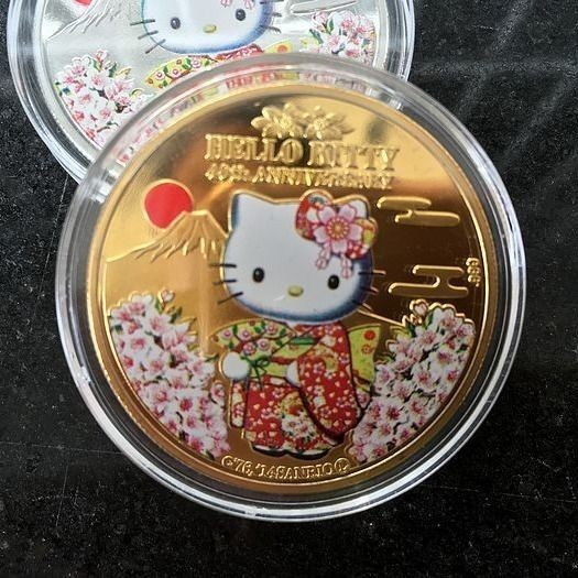 Collection Commemorative Coin Commemorative Medal Hello Kitty Hello ...