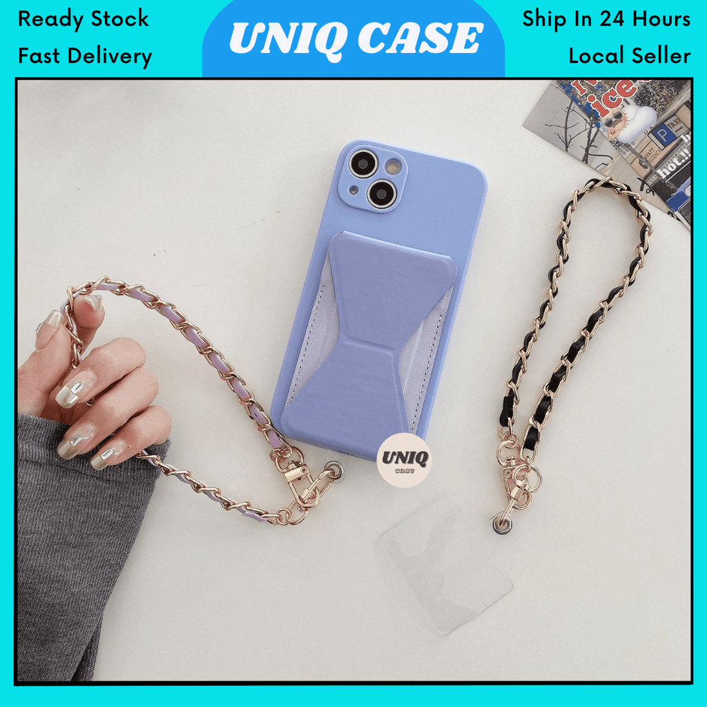Candy color phone bead elegant classy chain bangle accessories cutie beautiful hanging holder ...