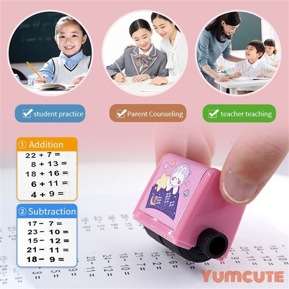 Exercise Stamp Product Width 5.5 * 5.5cm Student Stamp Scroll Stamp ...