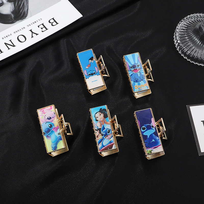 Stitch sticker haircut kecil jepit rambut lurus klip rambut sikat ...