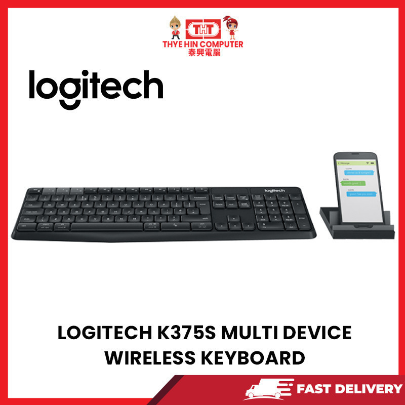 Logitech K375s Multi Device Wireless Keyboard Shopee Malaysia