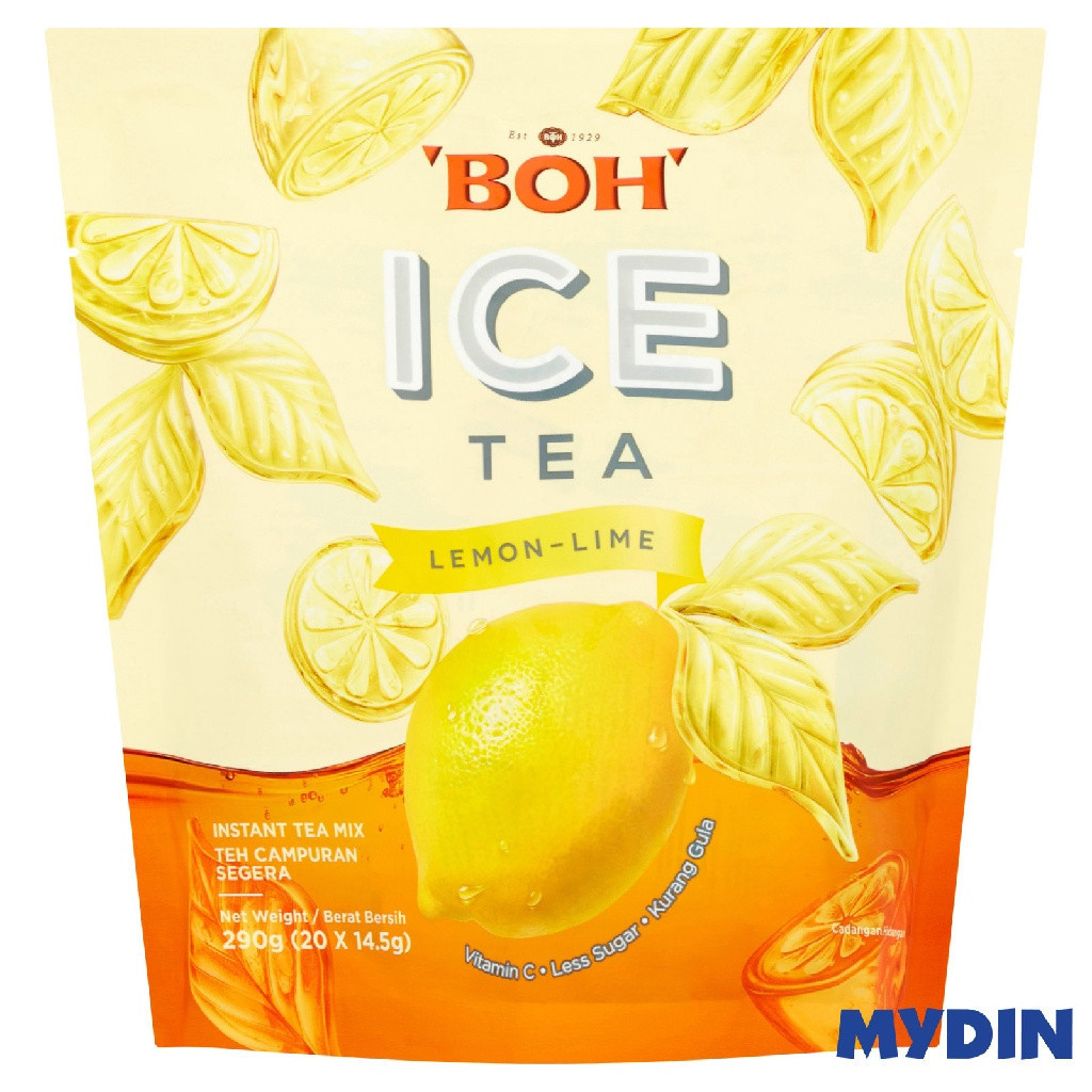 BOH Ice Tea Lemon-Lime (20's x 14.5g) | Shopee Malaysia