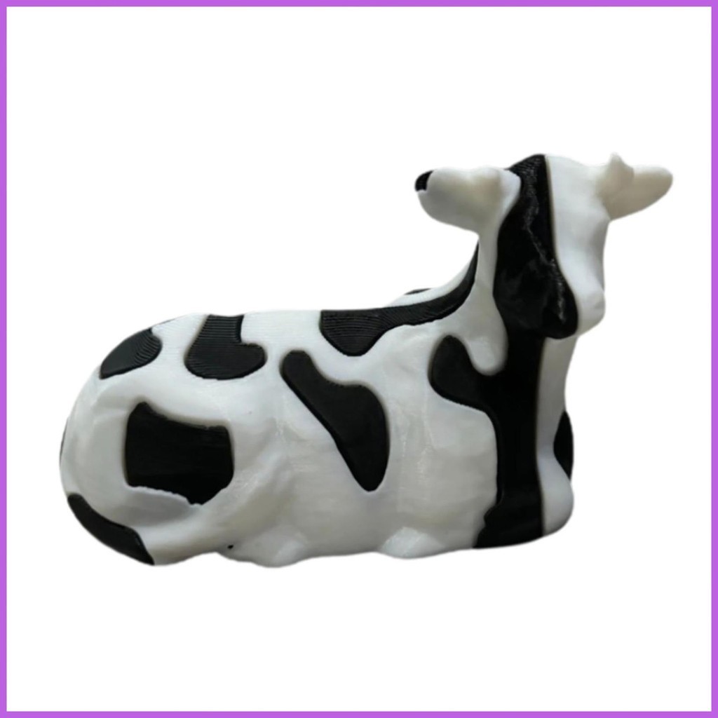 3D Printed Cow 3D Printed Cow Fidget Toy Cow Figurines and Statues ...