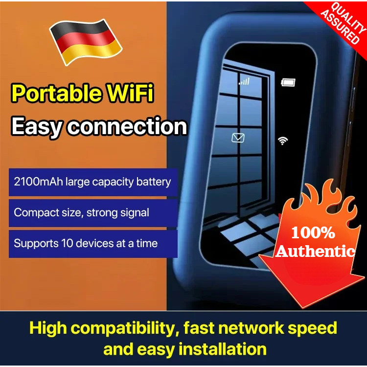 [Ultra Fast Network Speed/Easy Connection] Portable WIFI/High ...