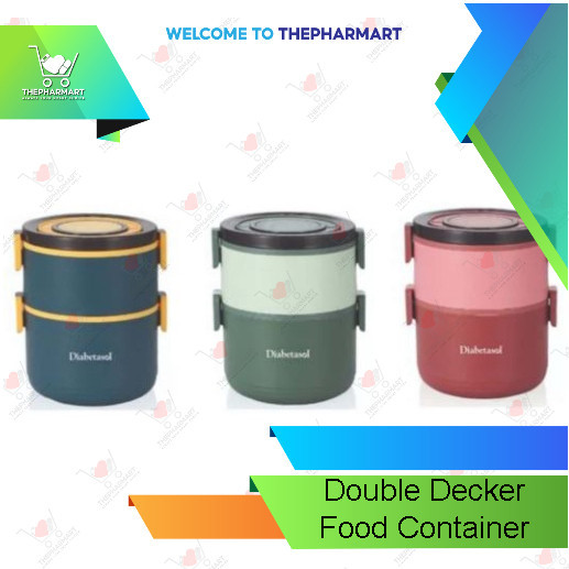 Double Decker Food Container Tupperware | Shopee Malaysia