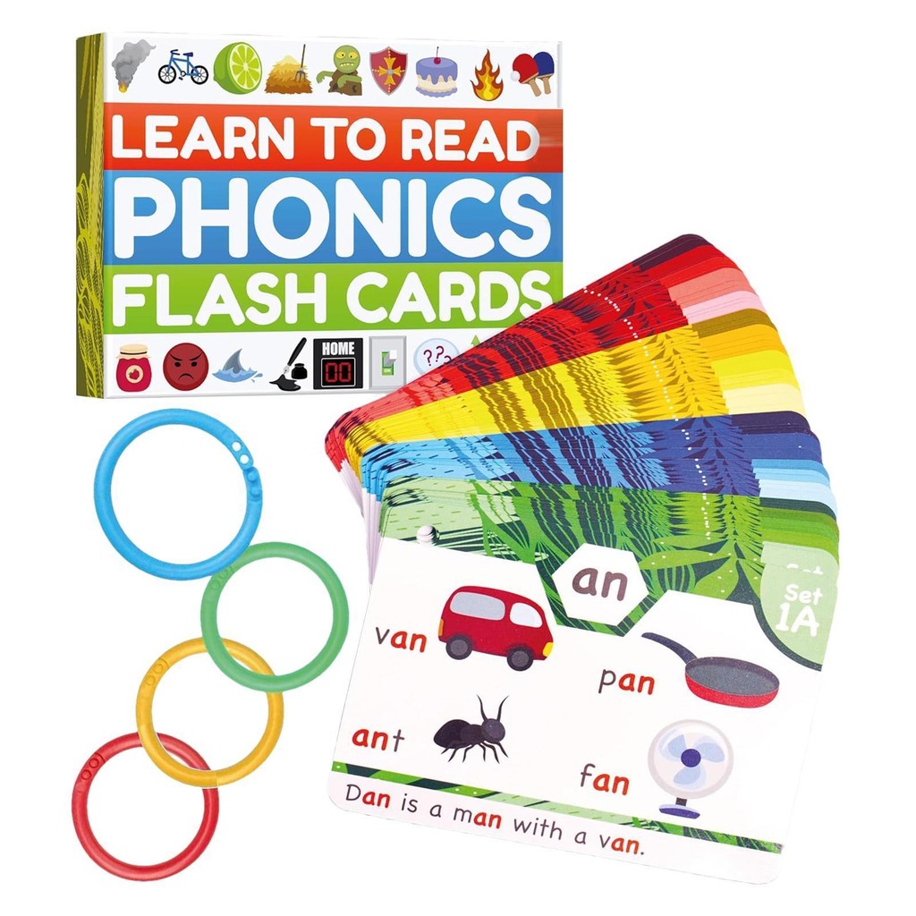 Phonics Flash Cards for Kids Montessori Sight Words Flash Cards Learn ...