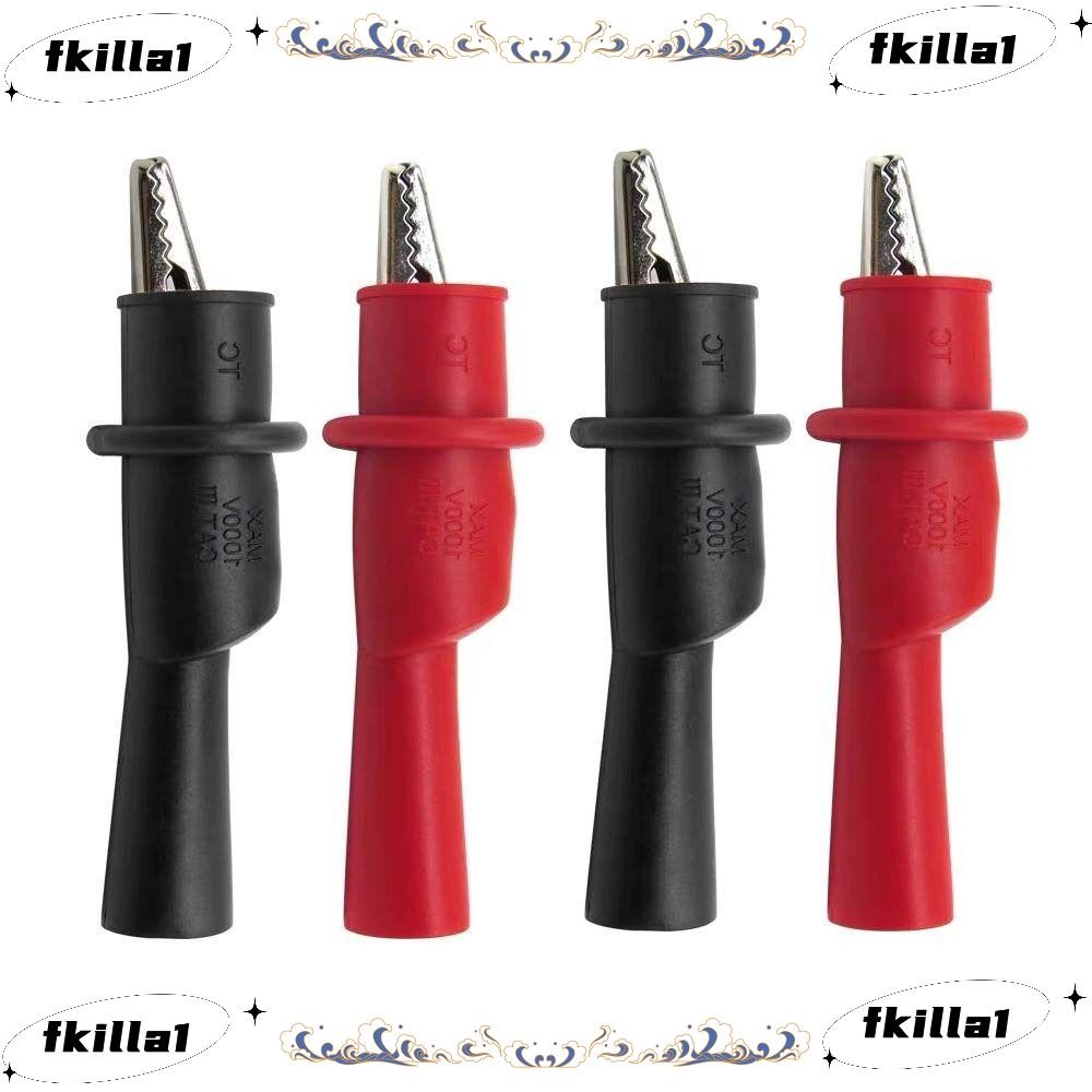 FKILA Alligator Crocodile Clamp, Univeral Crocodile Clip, Testing Probe ...