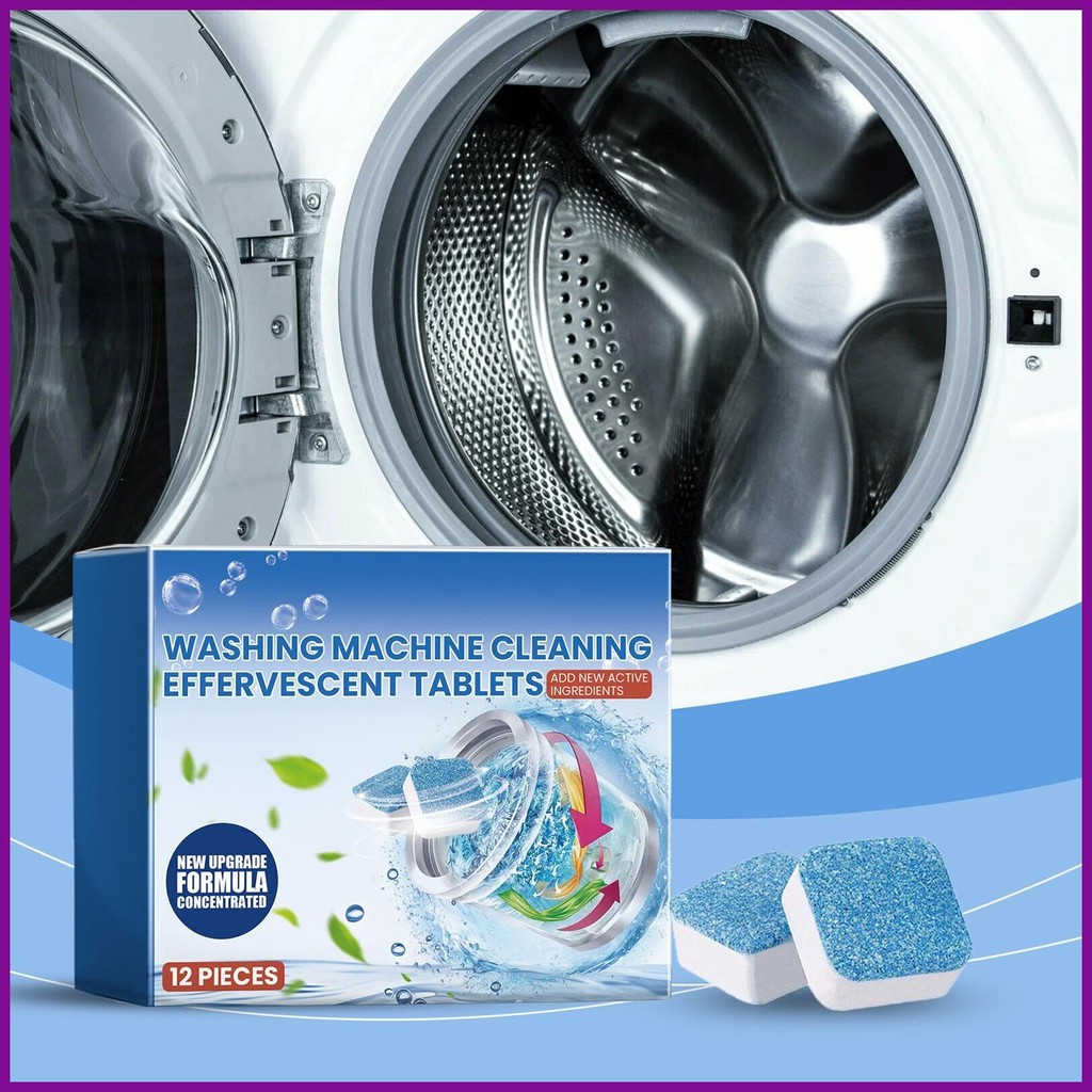 Washing Machine Tank Deep Cleaning Cleaner 12 Pieces Front Washer ...