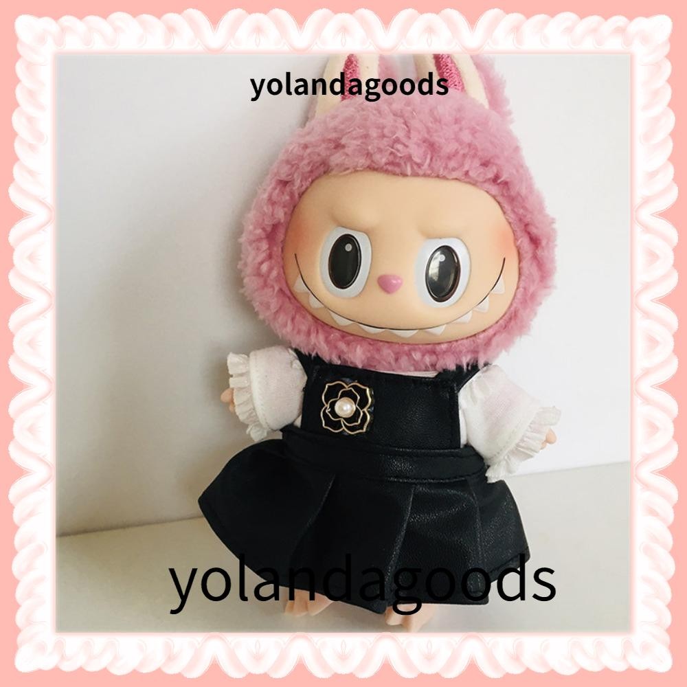YOLAN Doll Clothes, Handmade Crochet White Shirts, Vintage 17CM Labubu ...