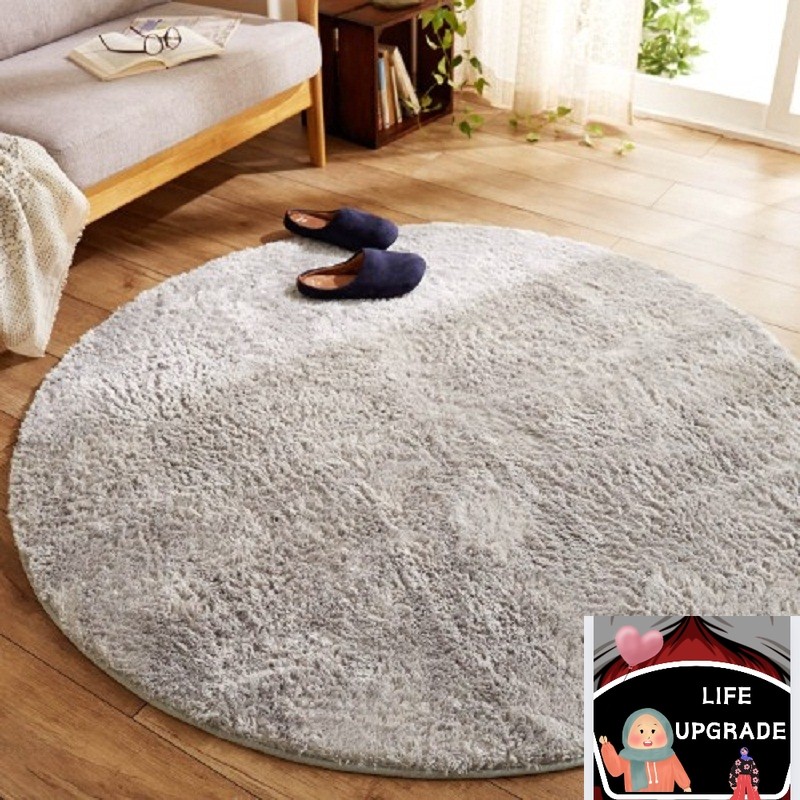 TLHomeFashionToything 120CM Soft Shaggy Area Round Rug Living Room ...