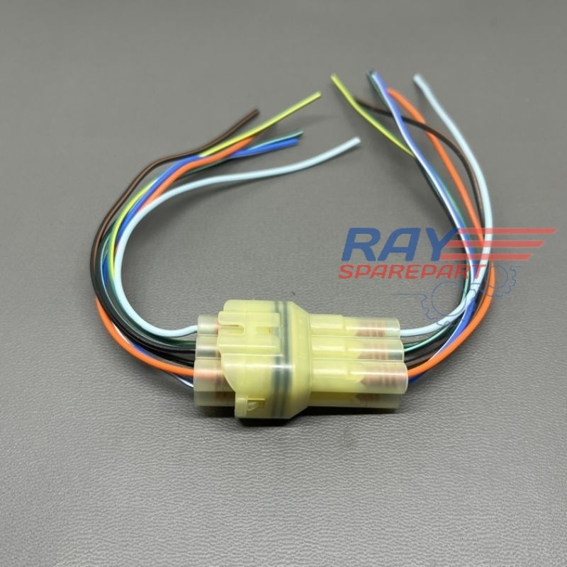 Universal WATERPROOF 6-PIN Cable Connection SOCKET/Car Motorcycle Cable ...