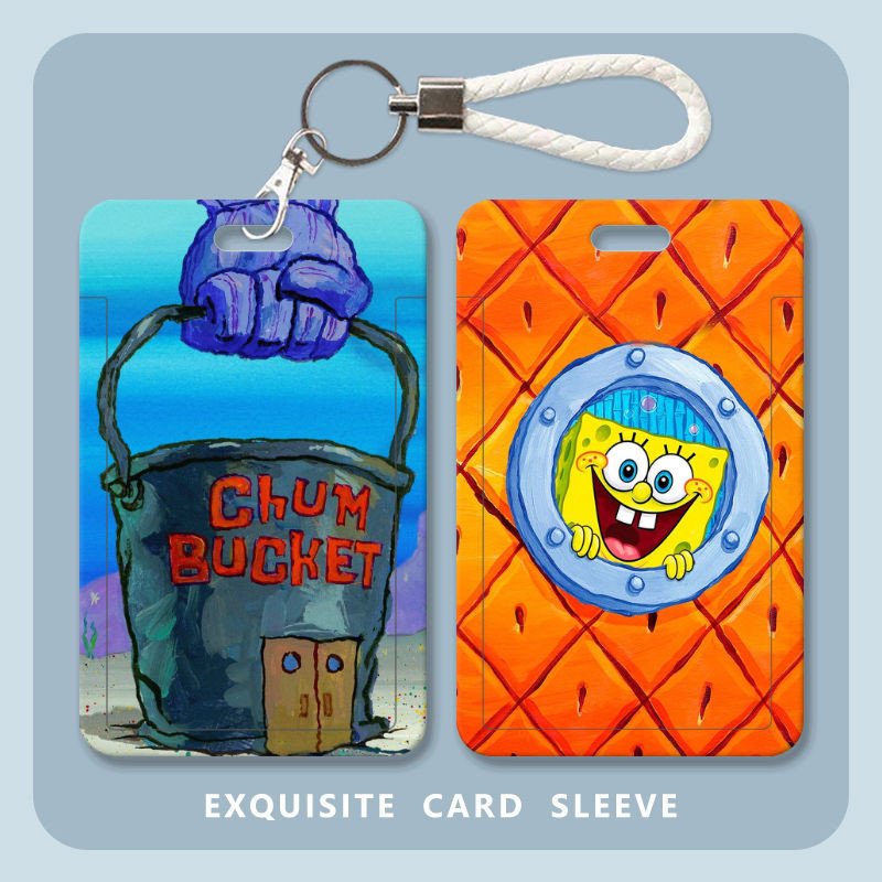 SpongeBob SquarePants>Comic Card Holder Student Card Holder Bus Card ...