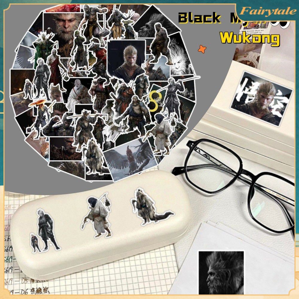 57pcs Black Myth: Wukong Graffiti Stickers Phone Case Computer Guitar ...
