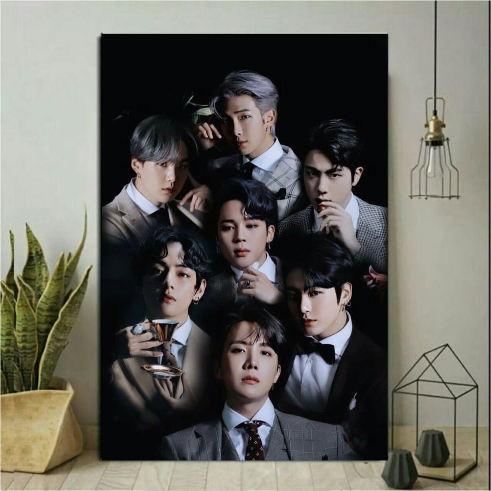 BTS WOODEN POSTERS - K POP BTS POSTERS - WALL DECORATIONS - WALL DECOR ...
