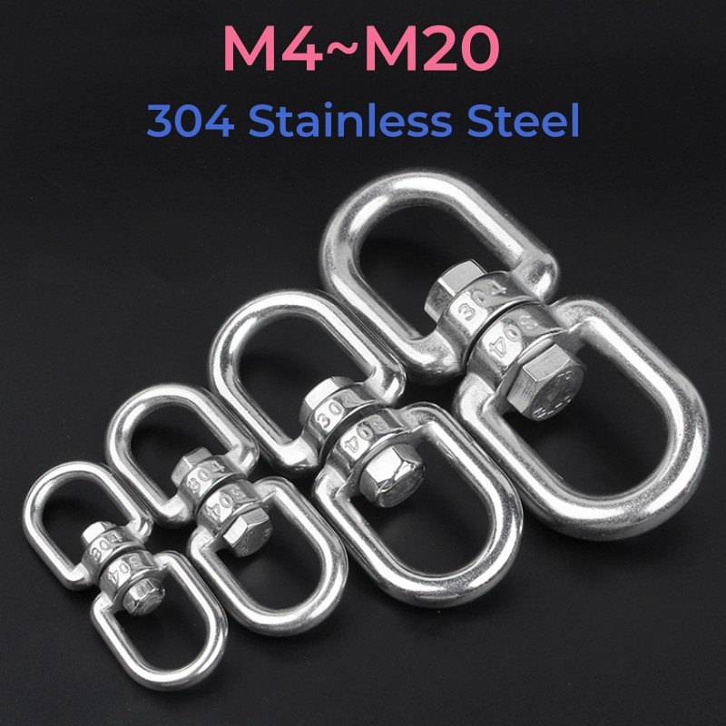 304 Stainless Steel U-Type Hook M5 M6 M8 M10 M12 Flange Bolt Hook Wire ...
