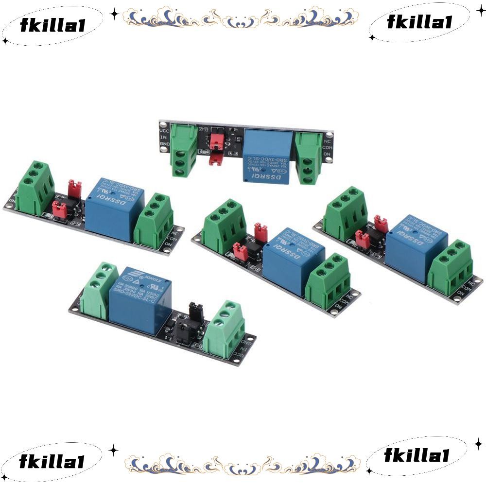 FKILA 5pcs Relay Module, 3V Relay 1 Channel Relay Module, Industrial Control Control Board ...