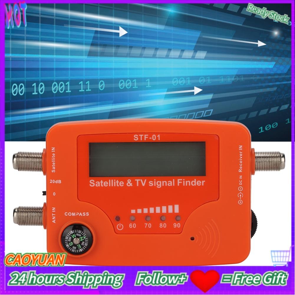 Caoyuanstore Satellite TV Signal Finder LCD Display Digital Meter with ...