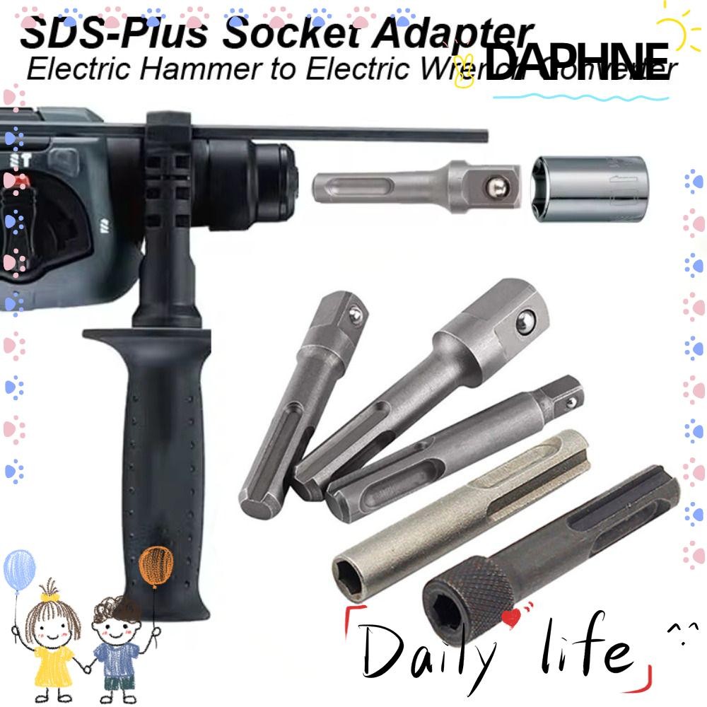 DAPHNE-HOME 5Pcs/Set SDS-Plus Socket Adapter Set, Electric Hammer to ...
