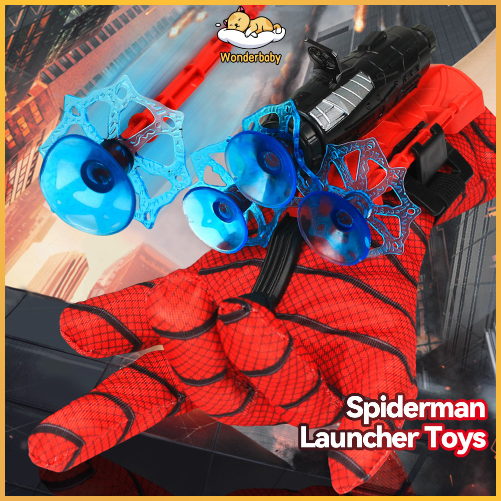 Wonderbaby Spiderman Web Shooter Spiderman Glove Toys Transmitter Glove ...