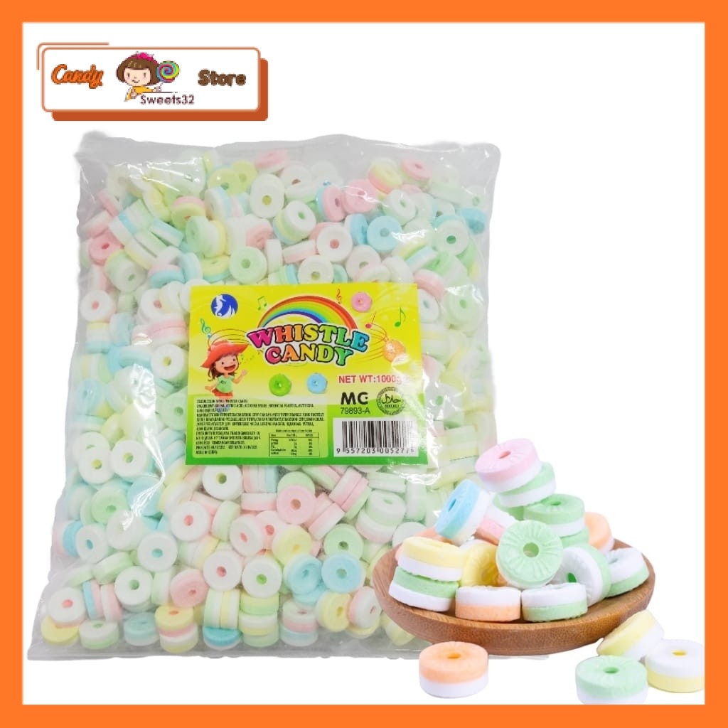 Whistle Candy/Pipi Candy 1kg 童年口笛糖嗶嗶糖 party goodies bag doorgift kahwin ...