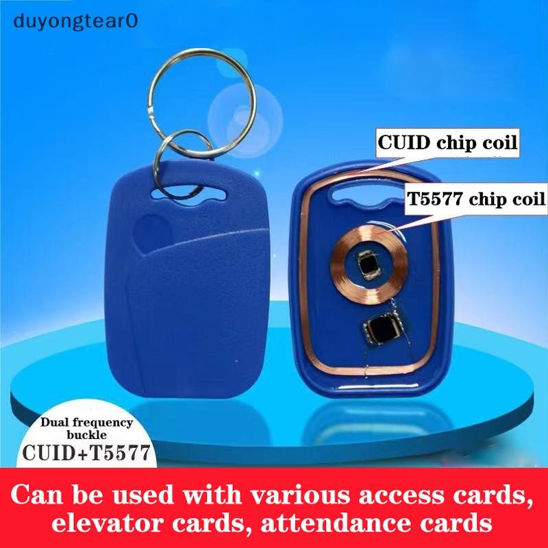 (duyongtear0) 1/5PCS Dual Chip Frequency RFID 125KHZ T5577 EM4305+13 ...