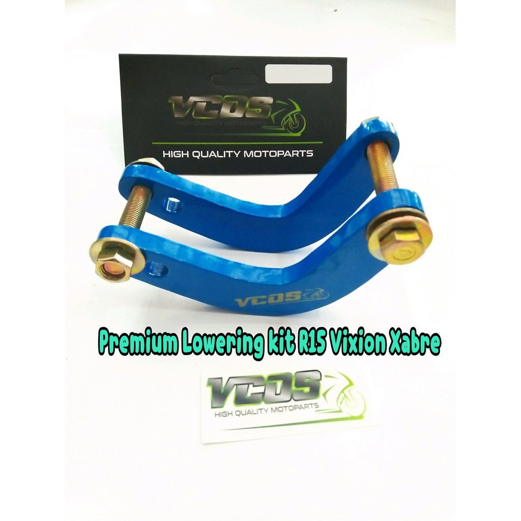 BRG IRN Premium Lowering kit VCOS r15 Xabre MT15 Vixion shock Lowering ...