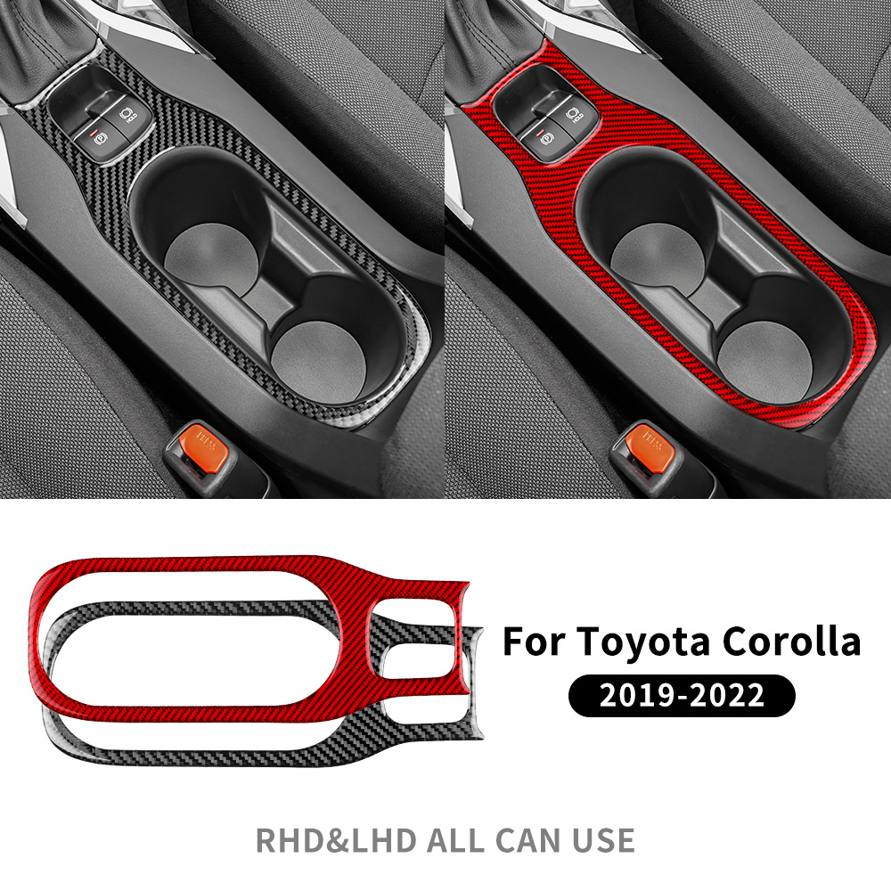 Real Soft Carbon Fiber RHD LHD Sticker For Toyota Corolla Cross 2021 ...