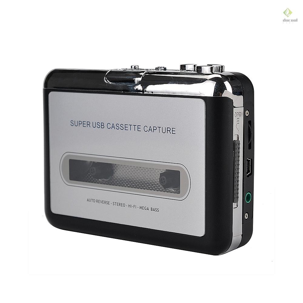 USB Cassette Player Portable Tape Convert Player Tape to MP3/CD Format ...