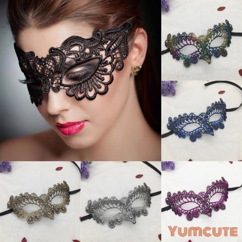 Hollow Lace Nightclub Party Masks Sexy Women Masquerade Princess Party ...