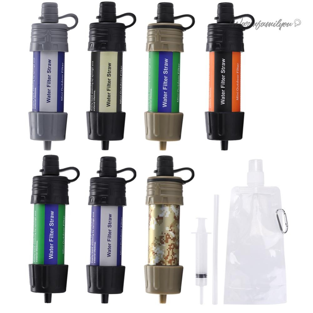 Emergency Water Purifier Water Filtration System Camping Water Filter ...
