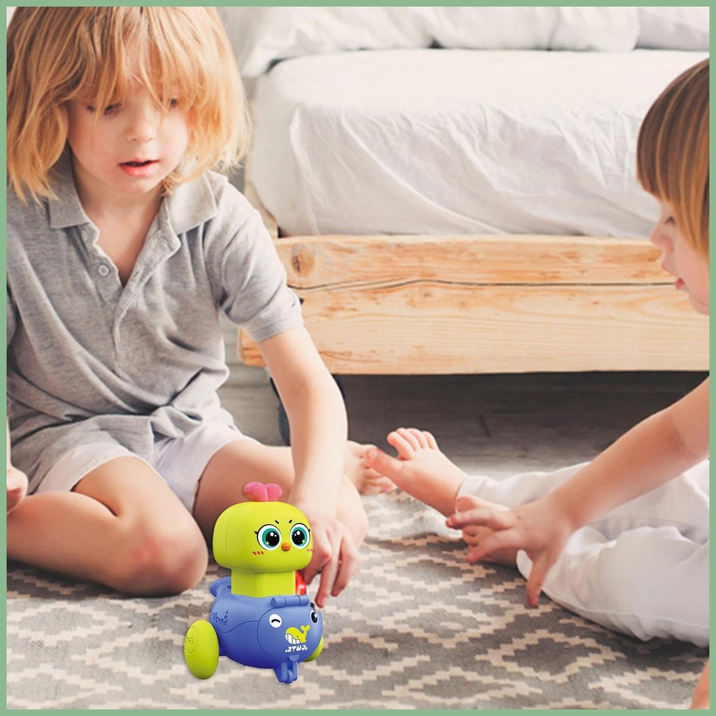 Inertia Animal Car Chicken Animal Car Sliding Toy With Whistle Storage ...
