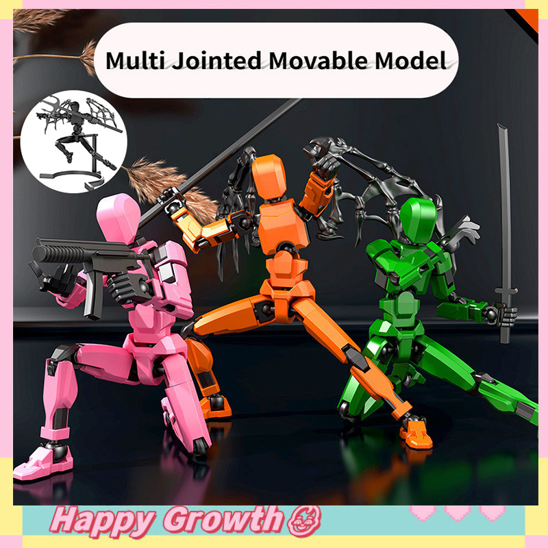 Dummy 13 Action Figure 3d Printed Toys Multi Jointed Movable Robot ...