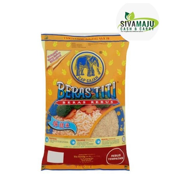 Beras Rebus Cap Gajah 5kg | Shopee Malaysia