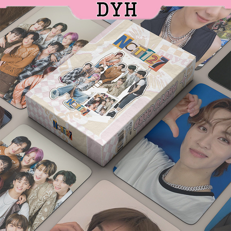 50pcs/box NCT 127 Laser Card Photocards Holographic LOMO Card KPOP ...