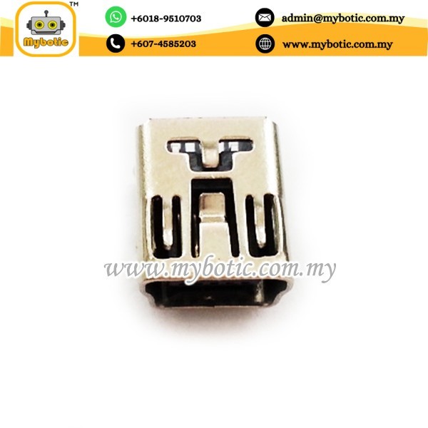 Mini USB Type B 5-Pin Female Socket Right Angle | Shopee Malaysia