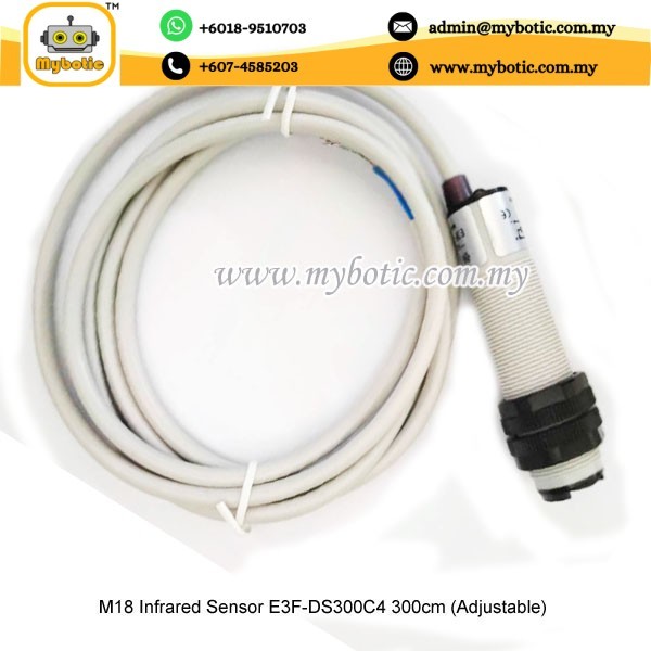 M18 Infrared Sensor E3F-DS300C4 300cm (Adjustable) | Shopee Malaysia
