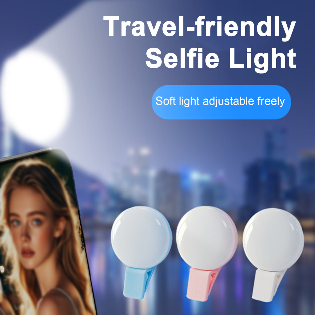 Noise-reducing Clip-on Led Light Led Selfie Light Pocket-sized ...