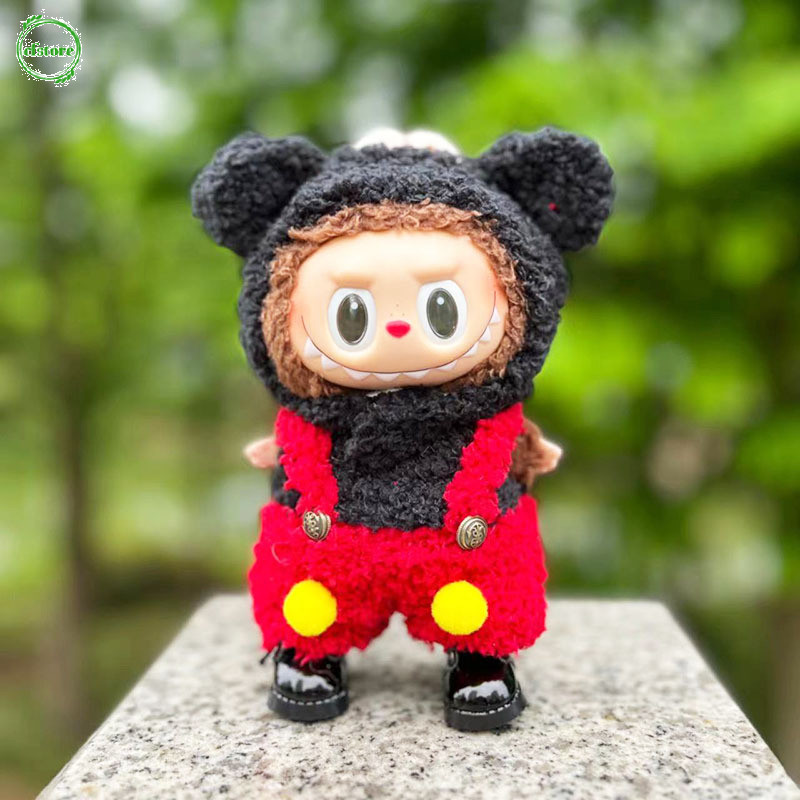 Clothes only] Baby clothes 17cm pendant blind box Labubu clothes Labubu ...