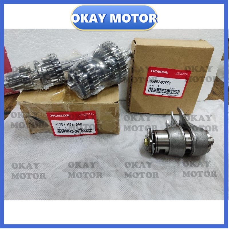HONDA EX5 DREAM WAVE100 CLASS-1 W100R CT100 KRISS100 GEARBOX FULL SET STANDARD GEAR BOX SET DRUM ...