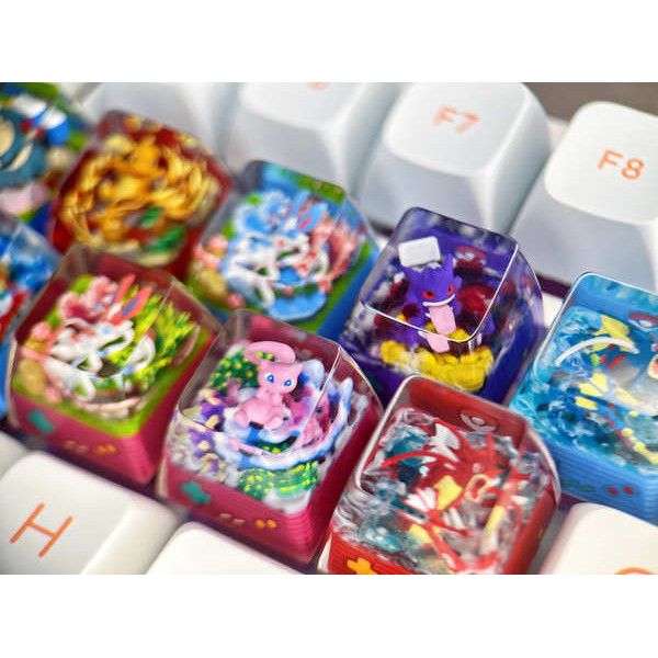 🔥 键帽 🔥 keyboard decoration Cartoon Mechanical Keyboard Cap Keycaps ...