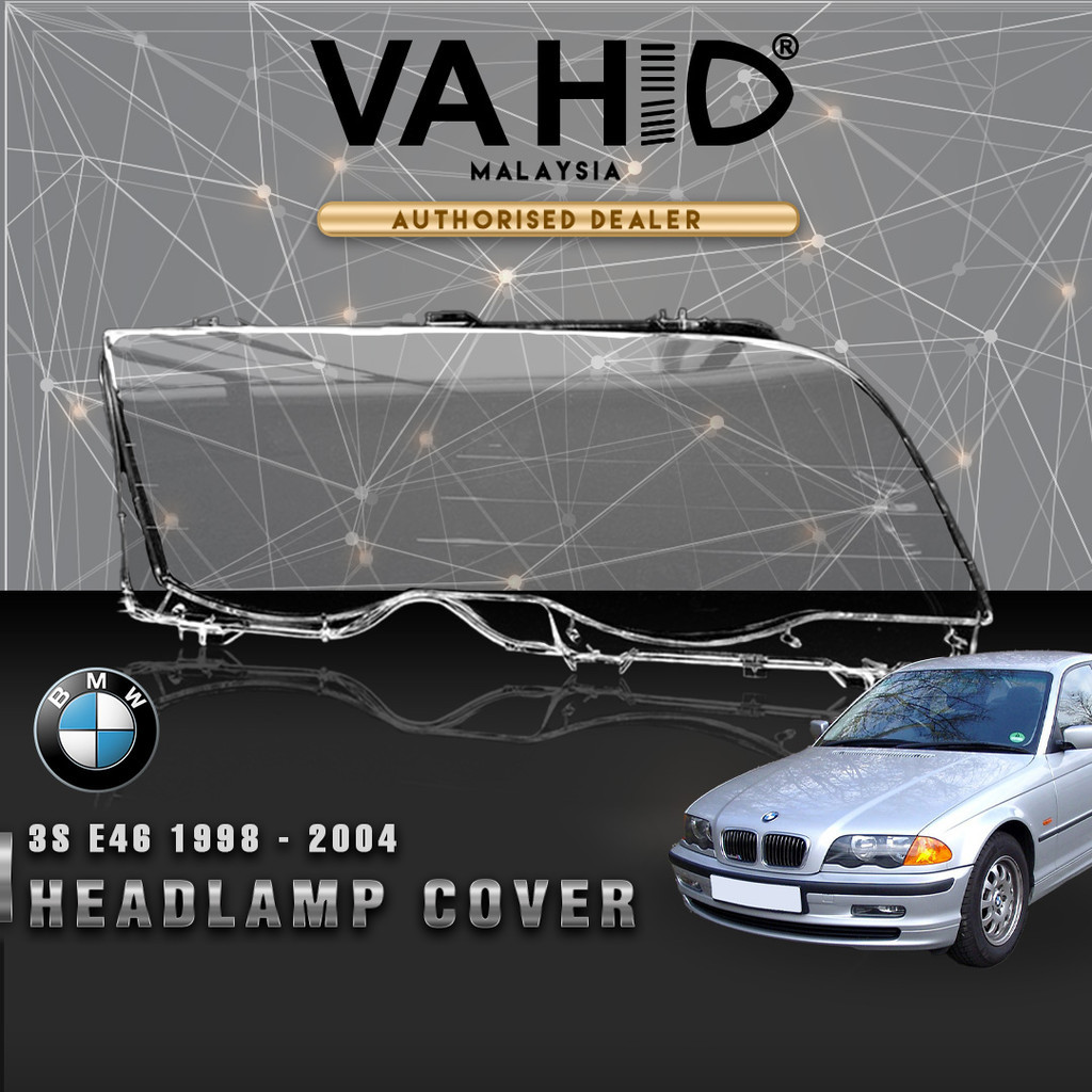 BMW 3 SERIES E46 98 99 00 01 02 03 04 HEADLAMP COVER HEADLIGHT COVER ...