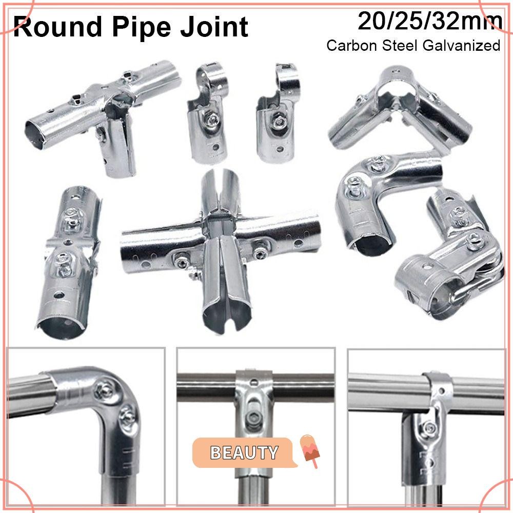 TOPBEAUTYMY 1Pcs Tube Connector, Round 20/25/32mm Pipe Joint, Durable ...