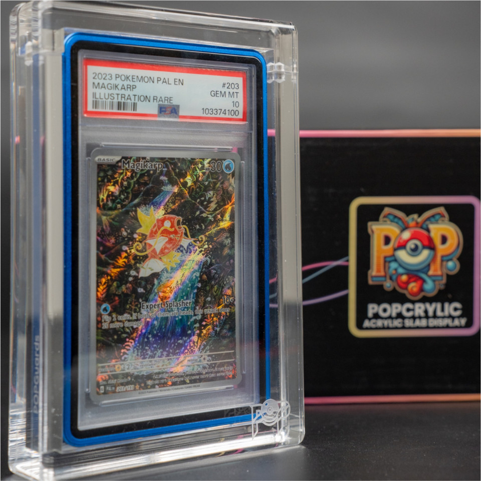 POPCrylics – Premium Acrylic Slab Display for Graded Pokemon Cards ...