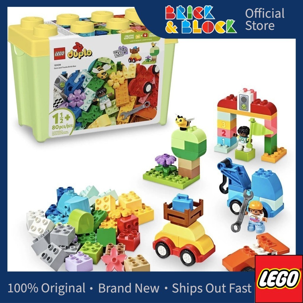 LEGO 10439 Cars and Trucks Brick Box | LEGO DUPLO | Kotak Binaan Kereta ...