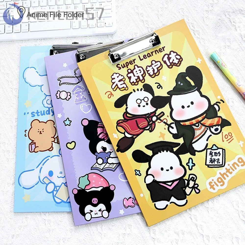 KENTON A4 Board Clip Folder, Good-looking Document Anime File Folder ...
