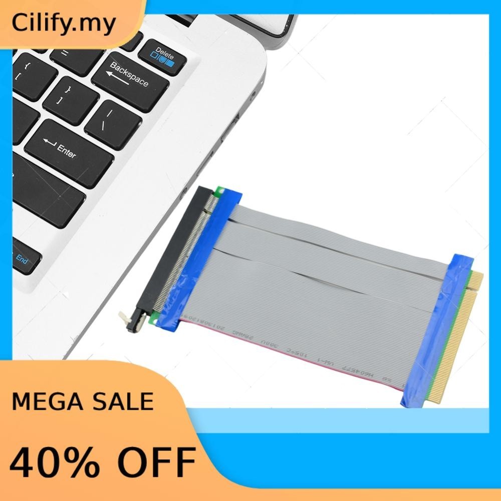 PCI-E PCI Express 16X Riser Card Extender Flex Cable for 1U 2U Small ...