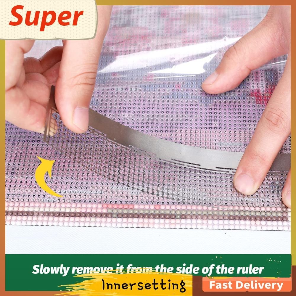 [innersetting.my] Diamond Painting Ruler with 400 Blank Grids Diamond ...