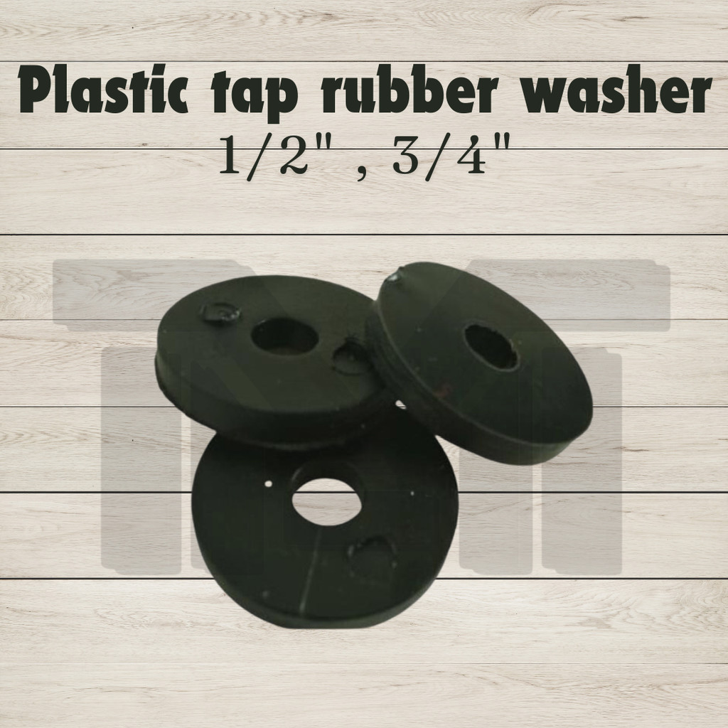 Plastic tap rubber washer /Getah paip 15mm (1 packet 3pcs) | Shopee ...