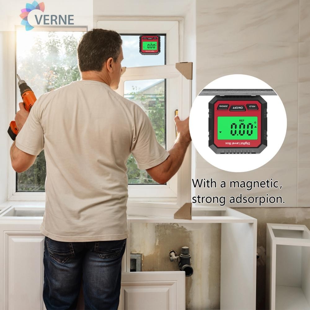[Verne.my] Digital Protractor with Backlight and Magnetic Base Angle ...