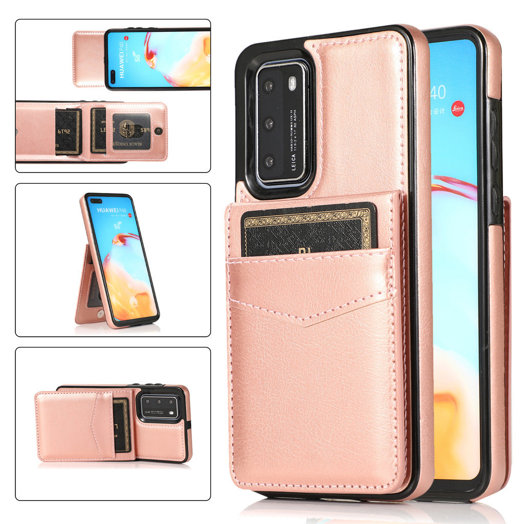 Luxury Leather Wallet Phone Case Compatible For Huawei P30 PRO P40 PRO ...